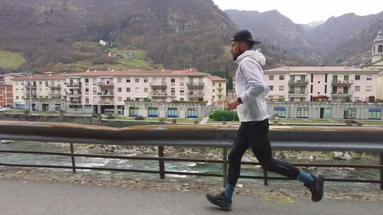 Running Alongside The River - Stock Video | Motion Array