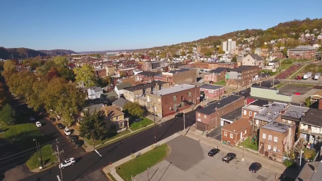 Pennsylvania Town Aerial - Stock Video | Motion Array