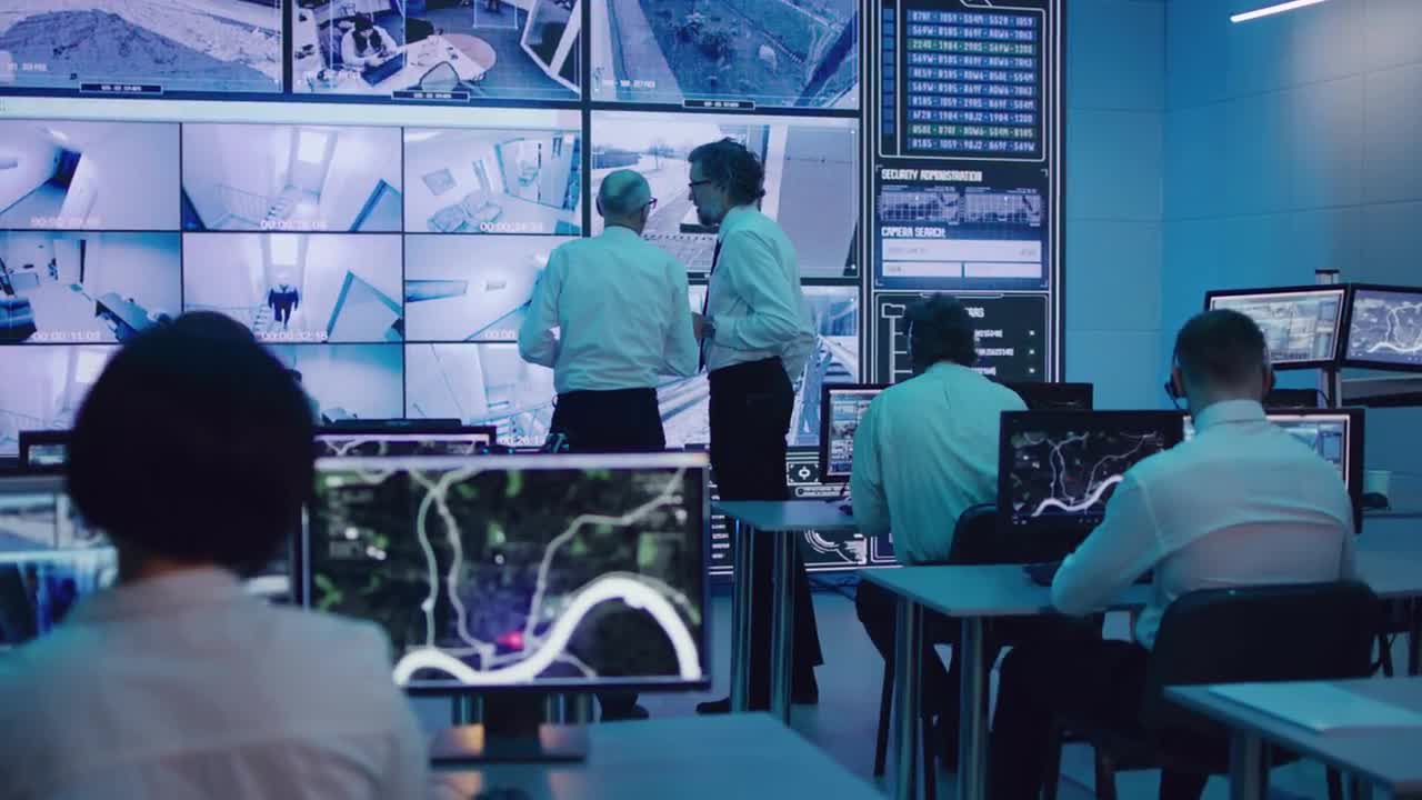 Surveillance Team Working - Stock Video | Motion Array