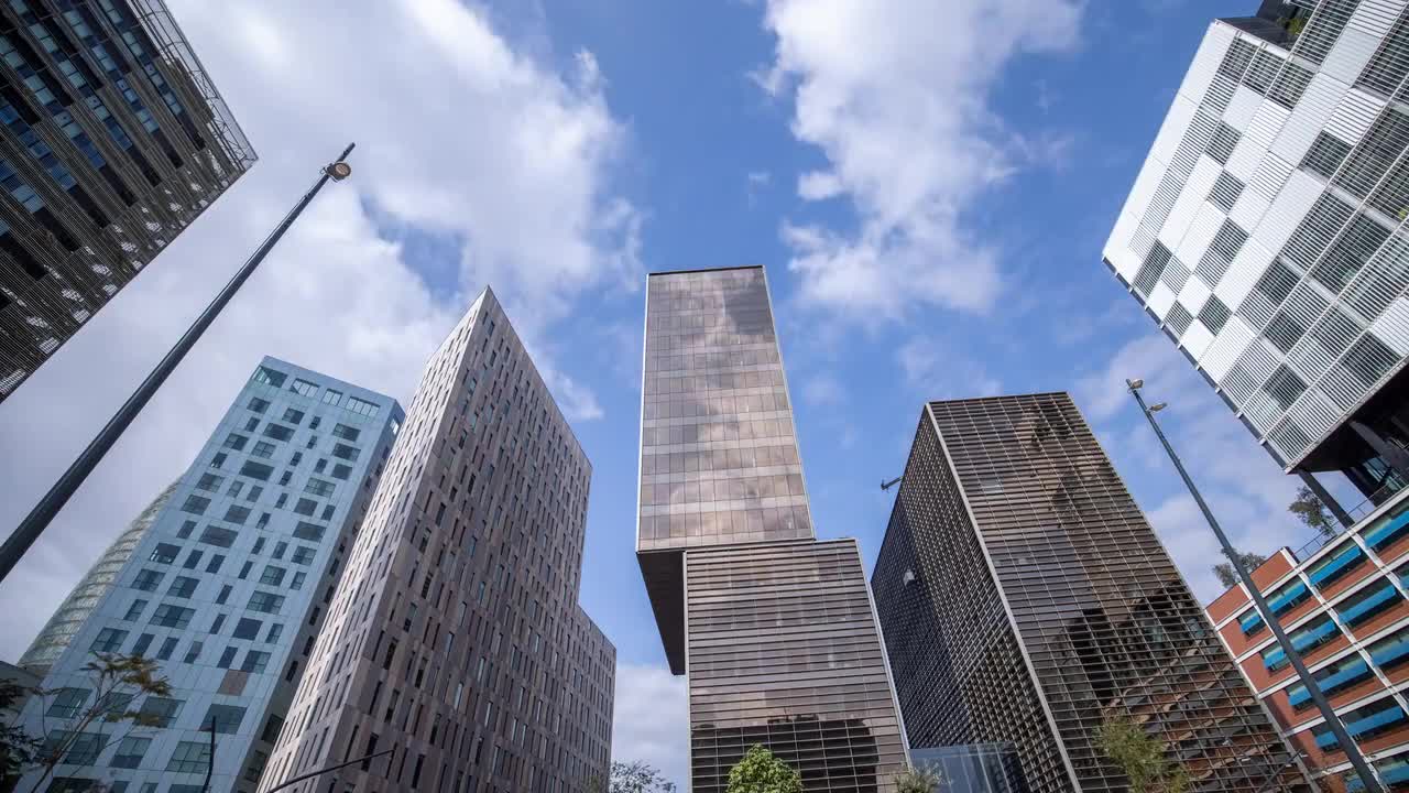 Barcelona Tech District Skyline - Stock Video | Motion Array