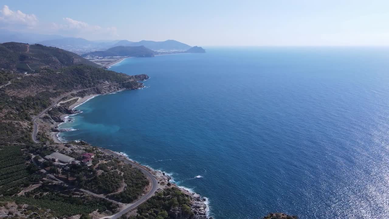 The Mediterranean Coast Of Turkey - Stock Video | Motion Array