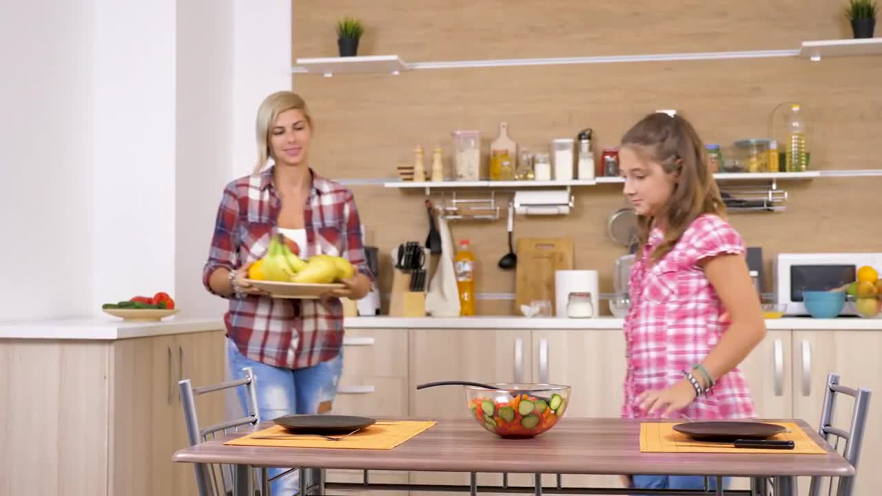 Preparing The Table For Dinner - Stock Video | Motion Array