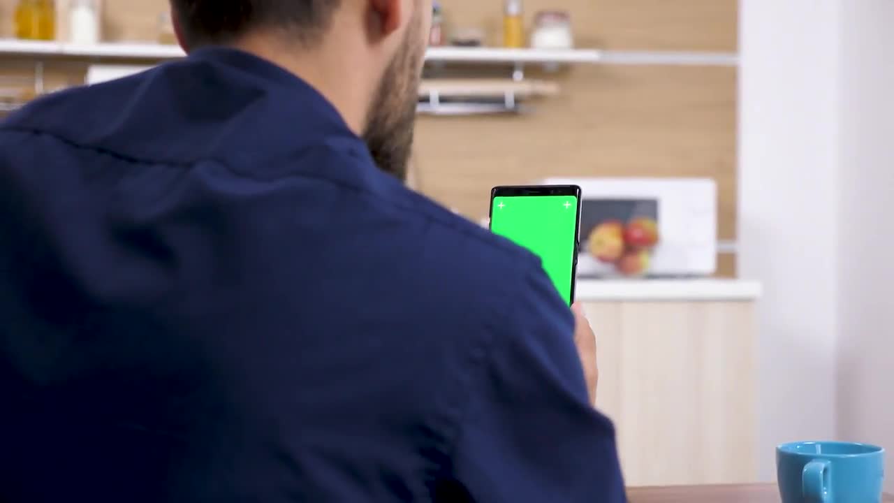 Video Call With Green Screen Phone - Stock Video | Motion Array