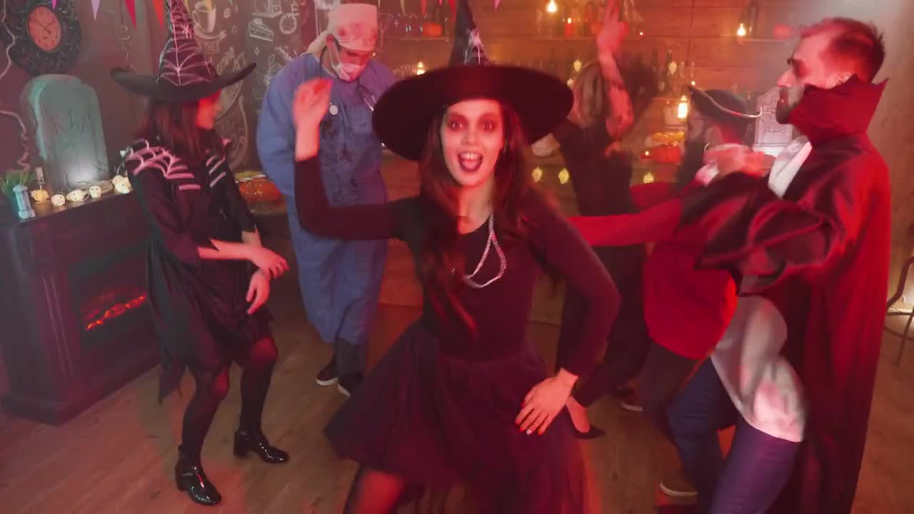 Wicked Witch Dancing - Stock Video | Motion Array