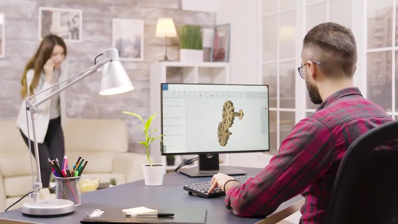 3D Cad Artist - Stock Video | Motion Array