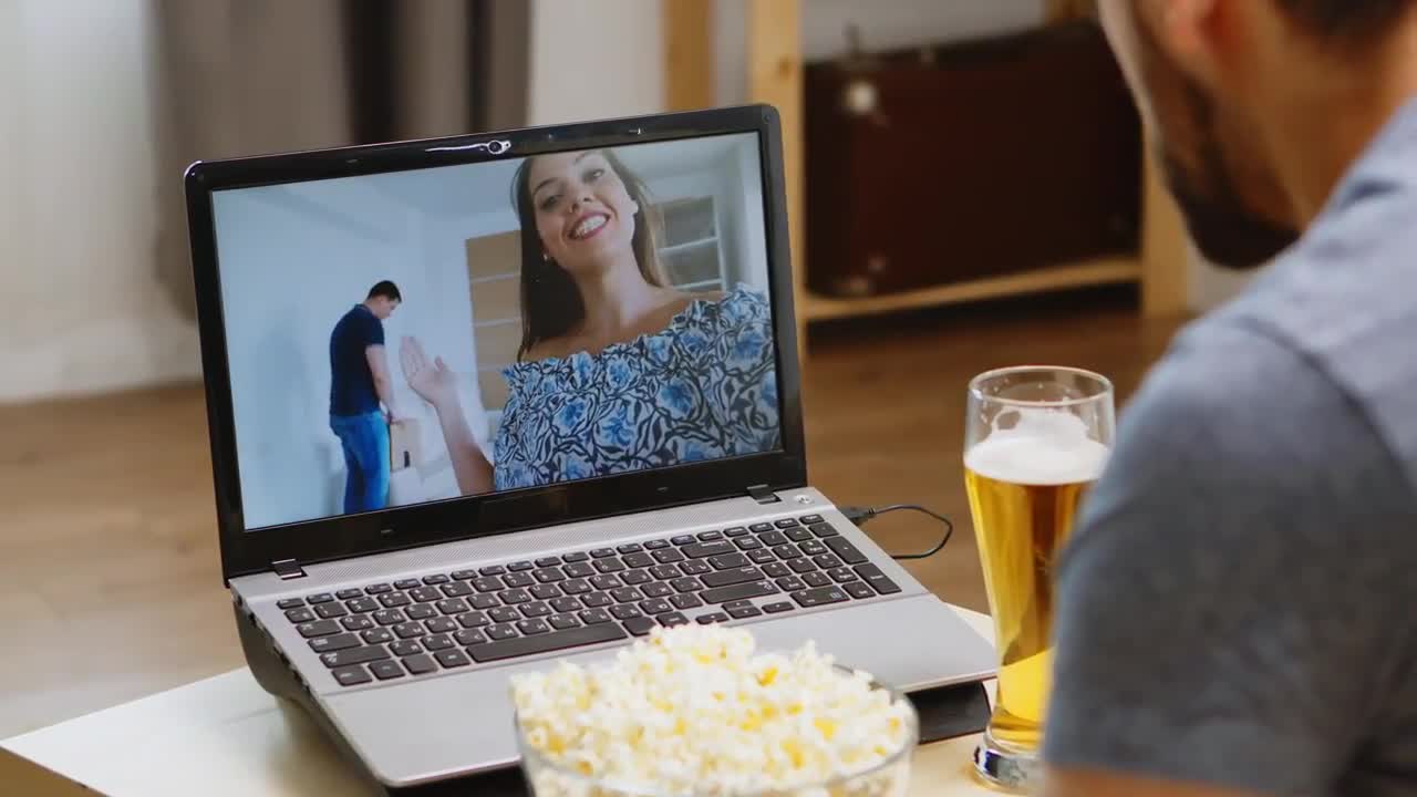 Friends Talking On Video Call - Stock Video | Motion Array