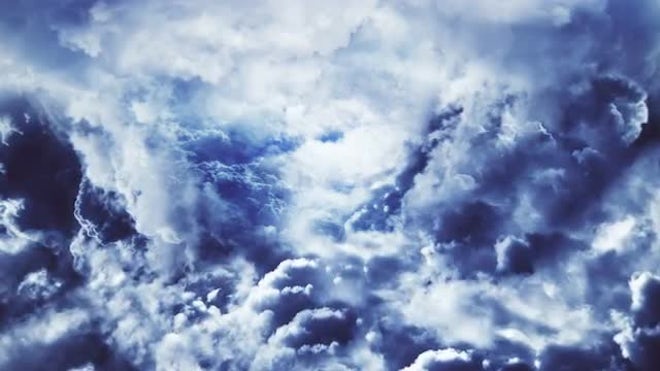 Flying Through Abstract Clouds - Stock Motion Graphics | Motion Array