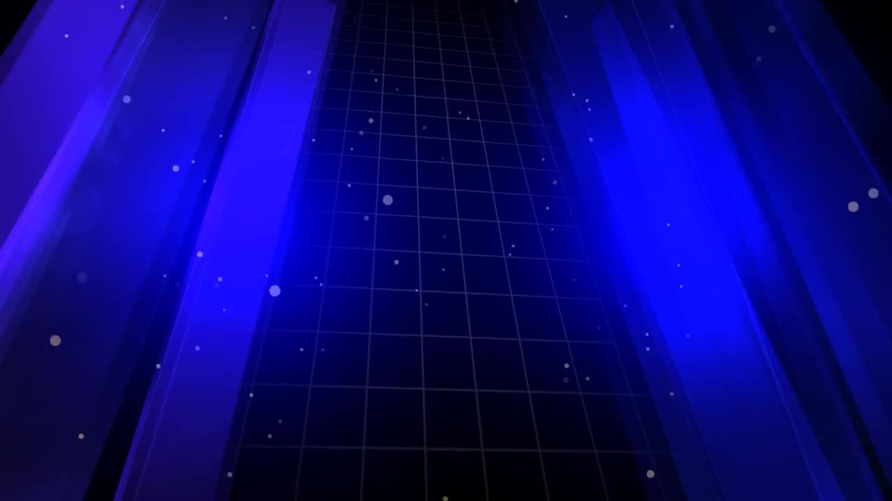 Blue Pillars And Grid Background - Stock Motion Graphics | Motion Array