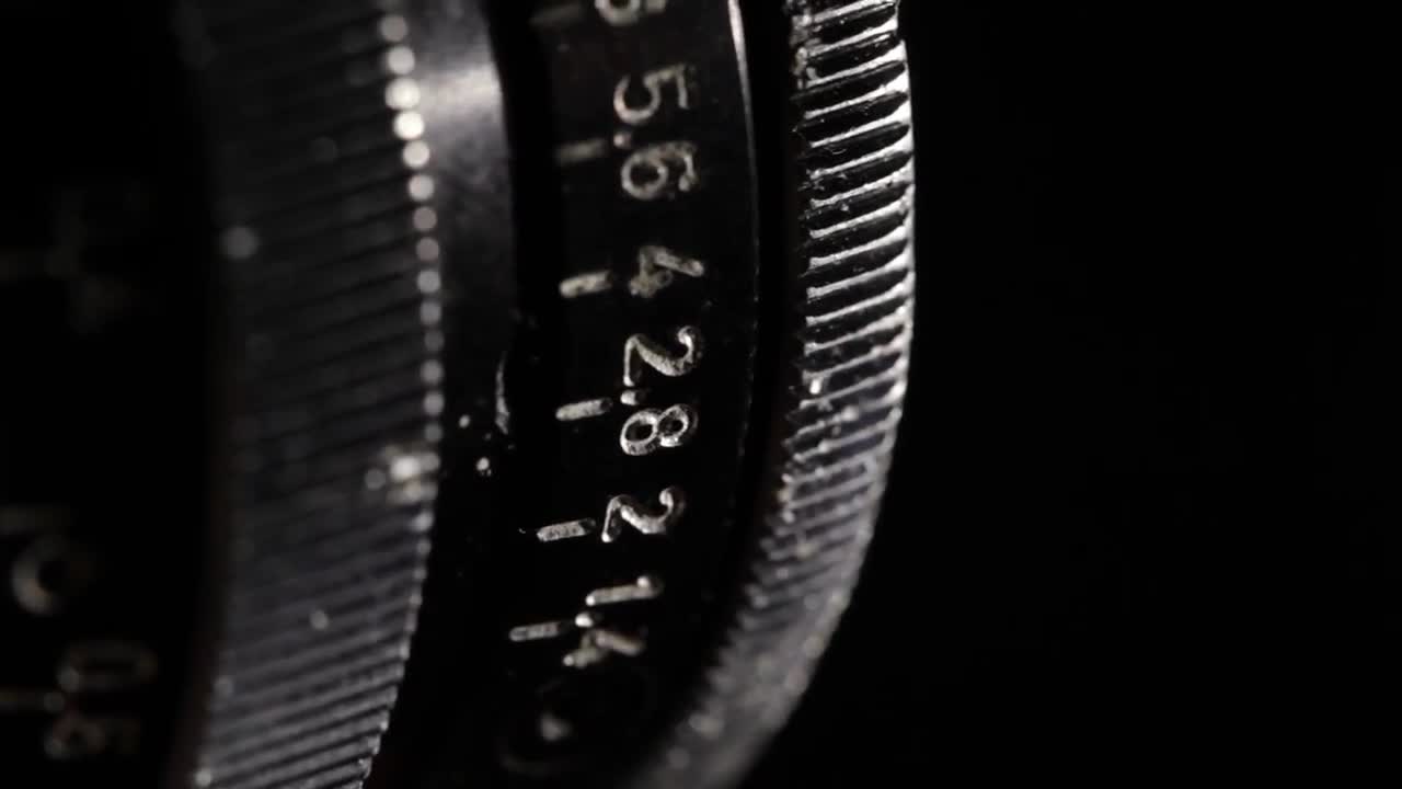 Vintage Aperture Ring - Stock Video | Motion Array