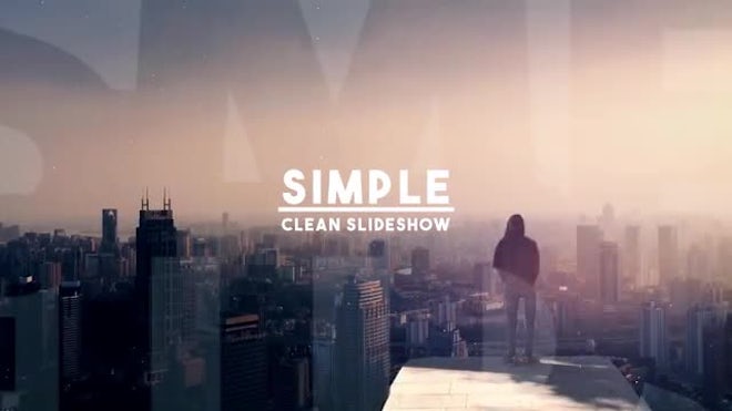 Simple Clean Slideshow - After Effects Templates | Motion Array