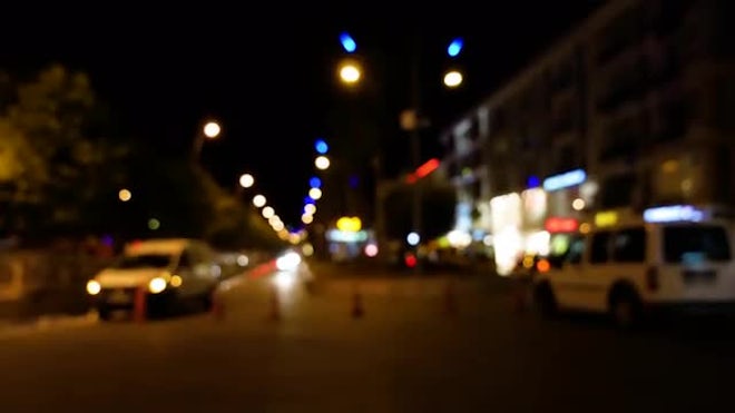 Busy City Street At Night - Stock Video | Motion Array