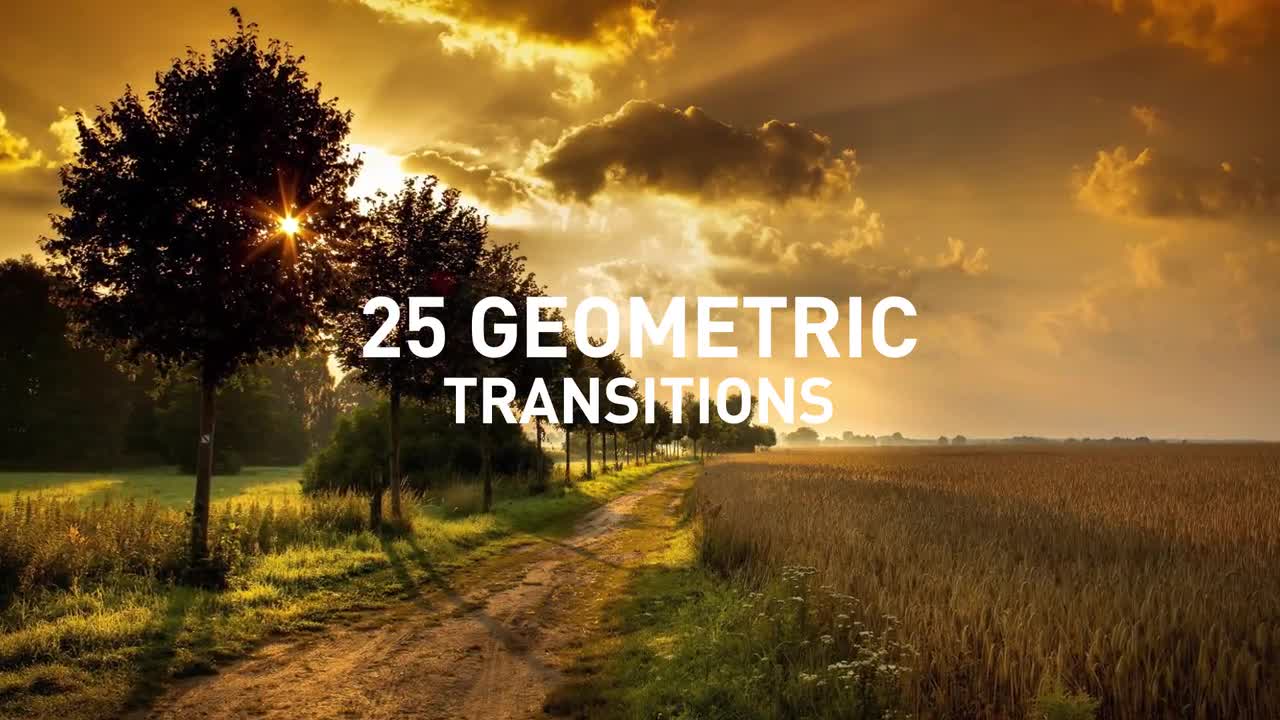 Geometric Transition Pack - After Effects Templates | Motion Array