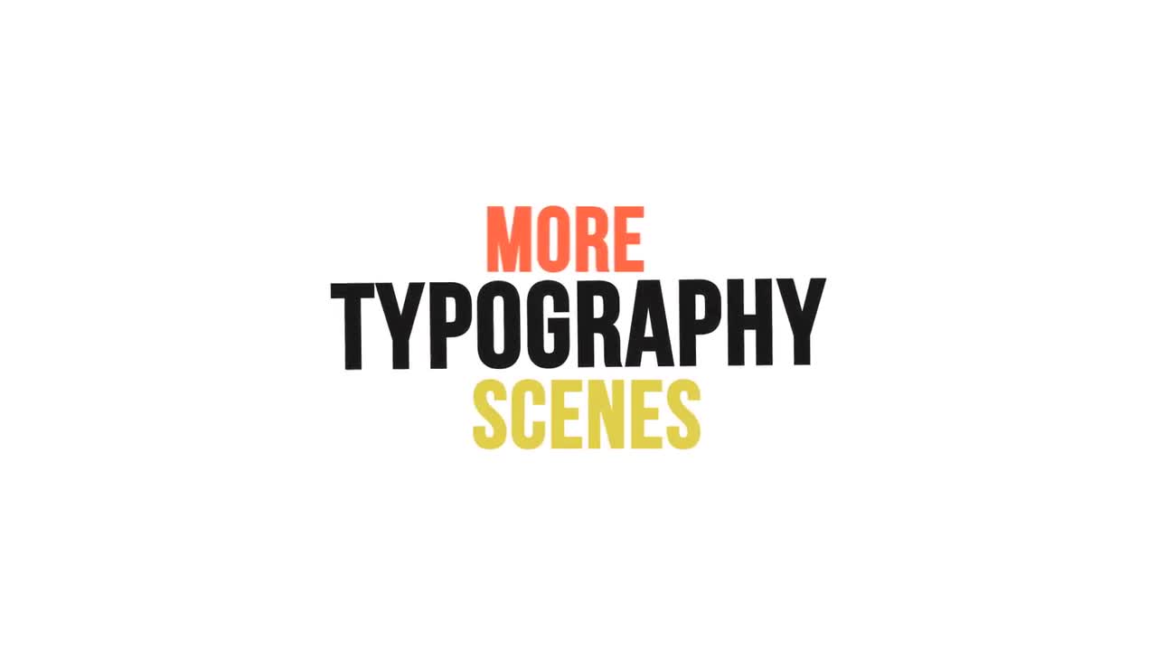 Kinetic Typography Motion Graphics Templates Motion Array