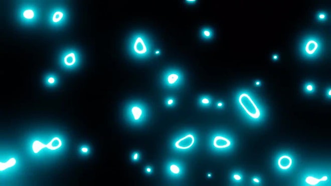 Flickering Particles Loop Background Abstract Background With Moving