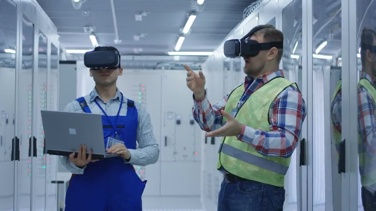 Training Using VR Headset - Stock Video | Motion Array