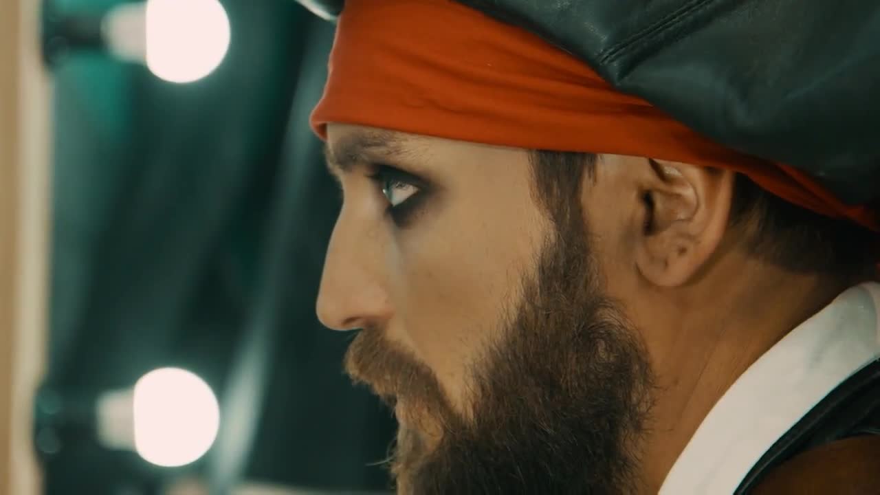 Close-up Shot Of Exhausted Actor - Stock Video | Motion Array