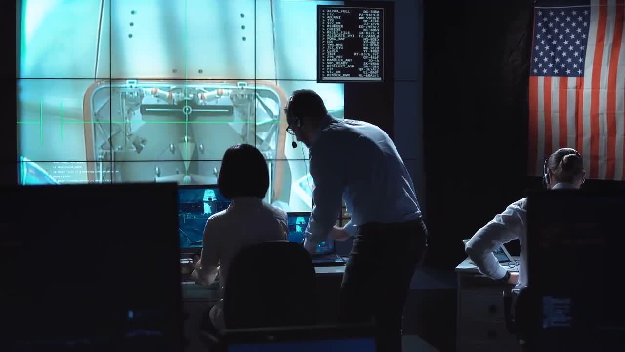 Satellite Repair - Stock Video | Motion Array