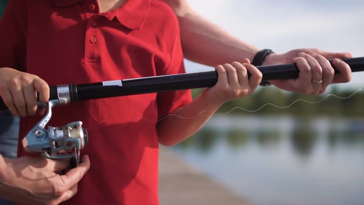 Learning How To Fish - Stock Video | Motion Array