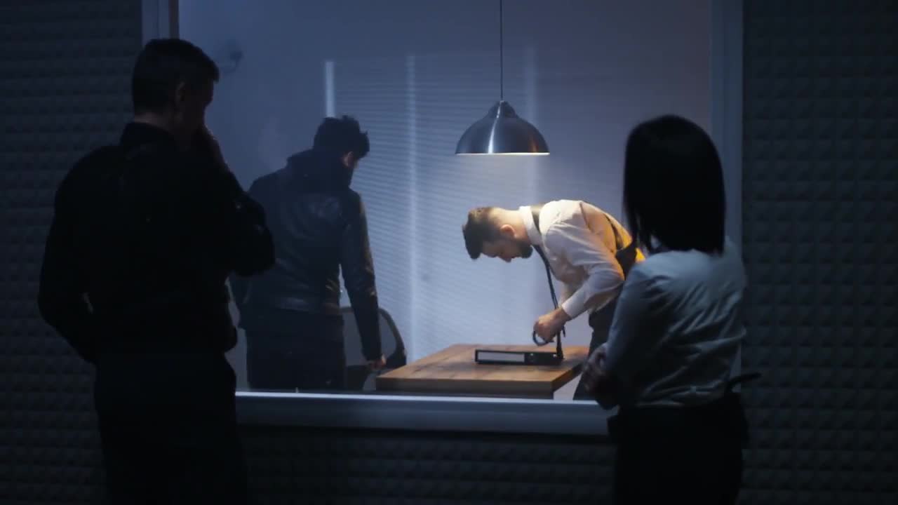 Officers Watching Criminal - Stock Video | Motion Array