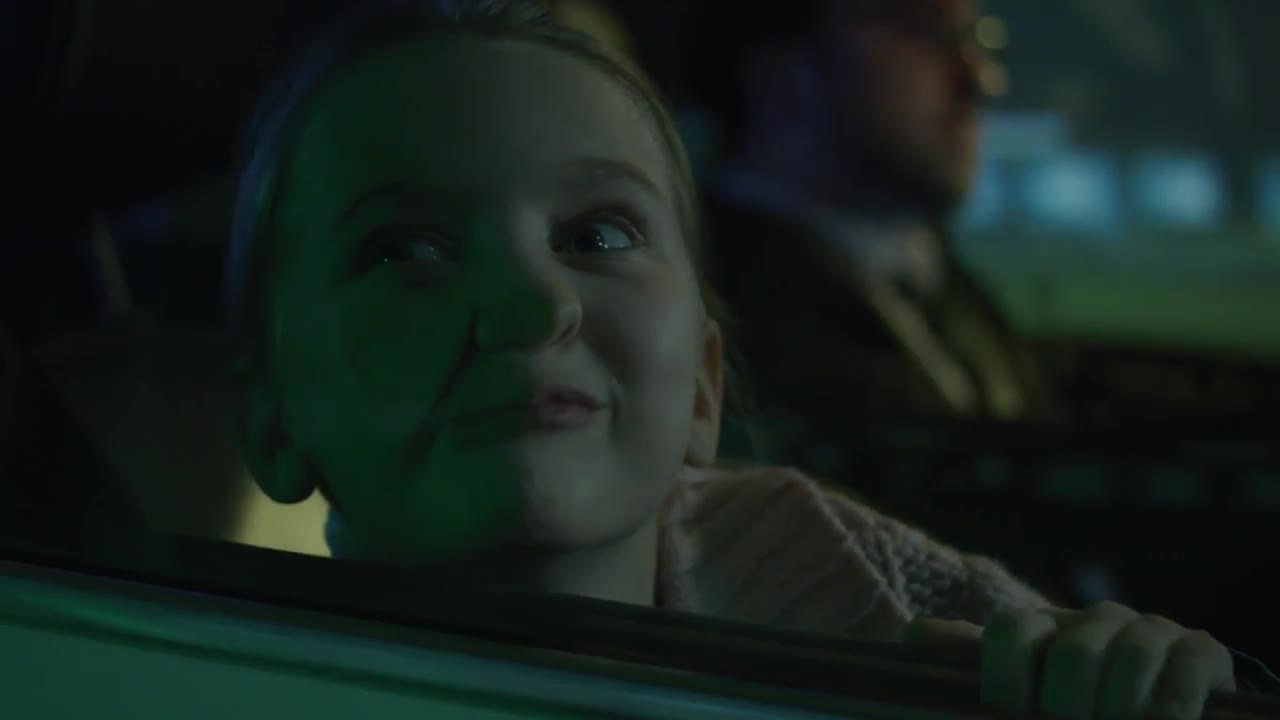 Girl Pushing Face Against Window - Stock Video | Motion Array