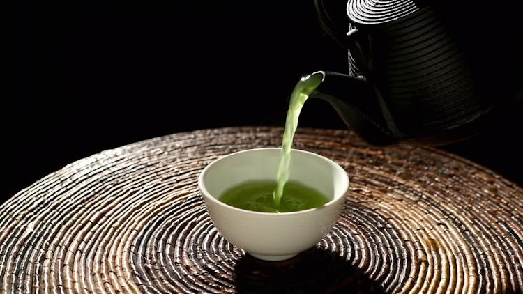 Green Tea Pouring - Stock Video | Motion Array