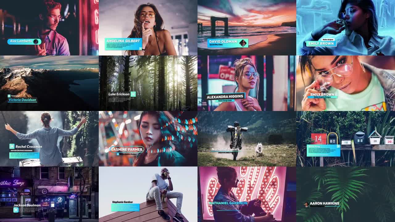 Stylish Lower Thirds - Premiere Pro Templates | Motion Array