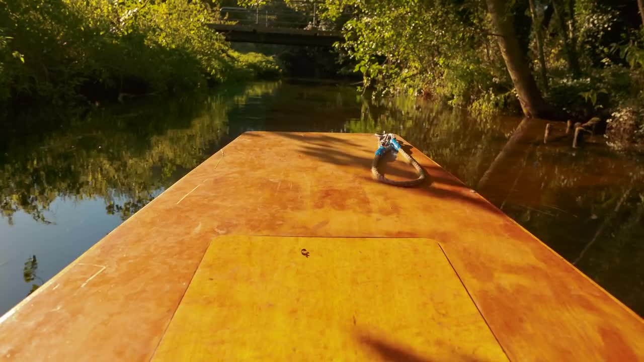 POV Of River Boat Ride - Stock Video | Motion Array