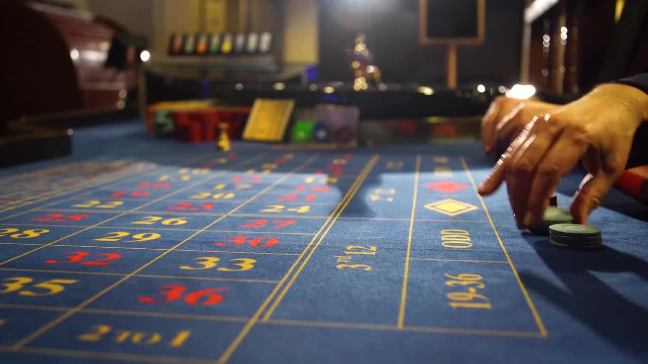 Two Men Playing Roulette - Stock Video | Motion Array