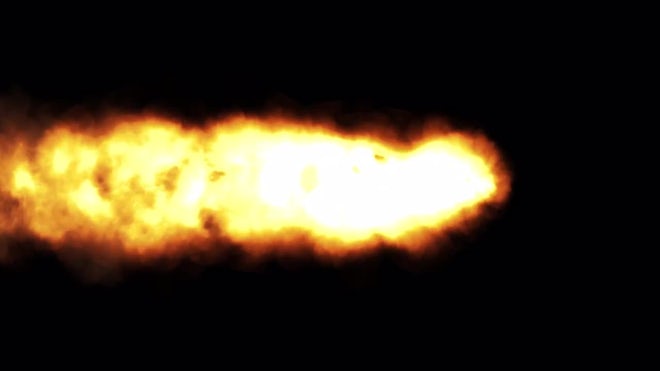 Flaming Asteroid