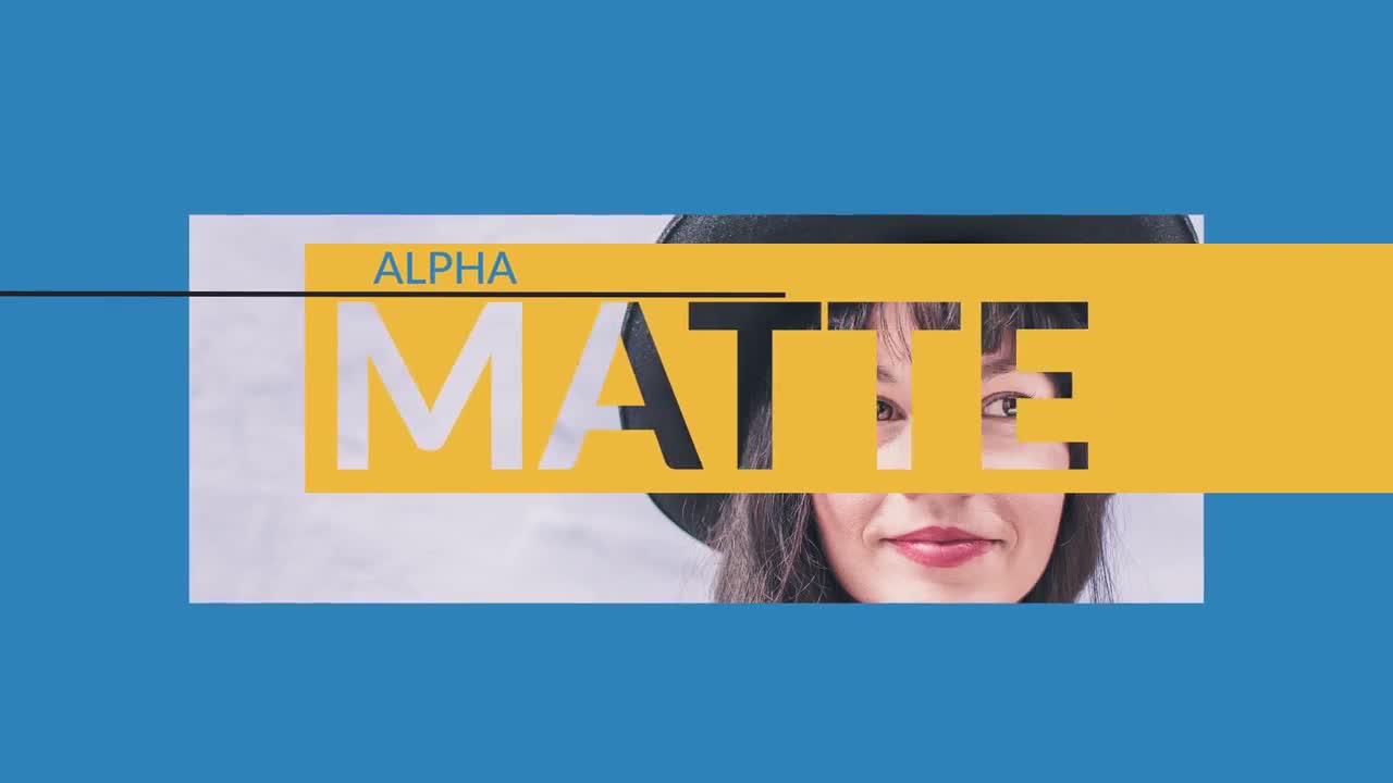 Alpha Matte Titles - Motion Graphics Templates | Motion Array