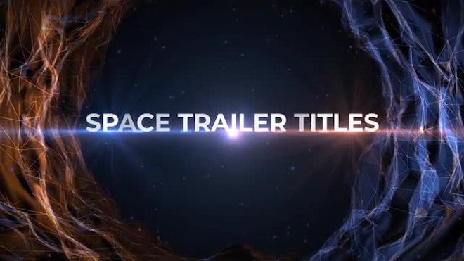 Space Trailer Titles - After Effects Templates | Motion Array