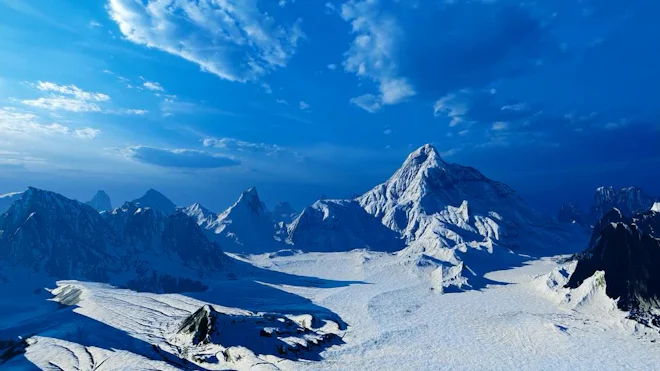 Snowy Mountain Range