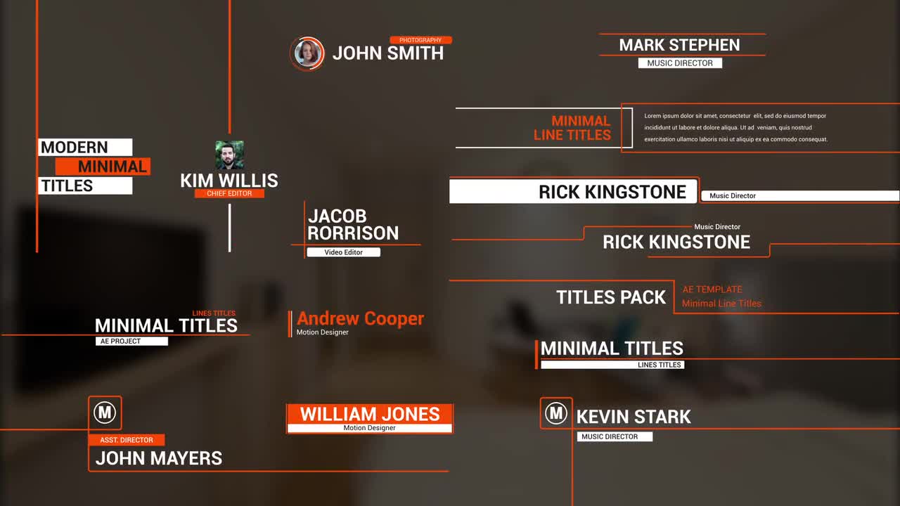 Line Titles & Lower Thirds - After Effects Templates | Motion Array