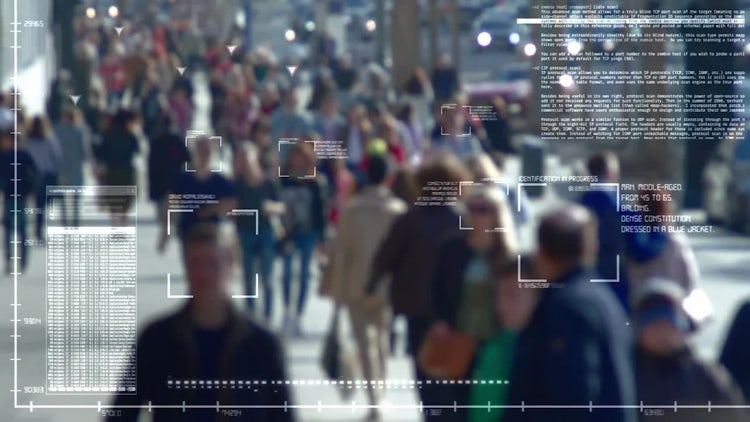 Tracking People In The Crowd - Stock Video | Motion Array