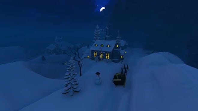 A Winter Night - Stock Motion Graphics | Motion Array