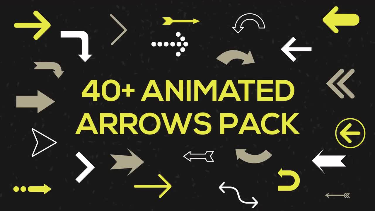 40+ Animated Arrows Pack - Stock Motion Graphics | Motion Array