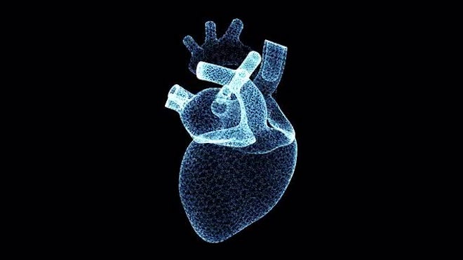 4k Holographic Particle Heart - Stock Motion Graphics | Motion Array