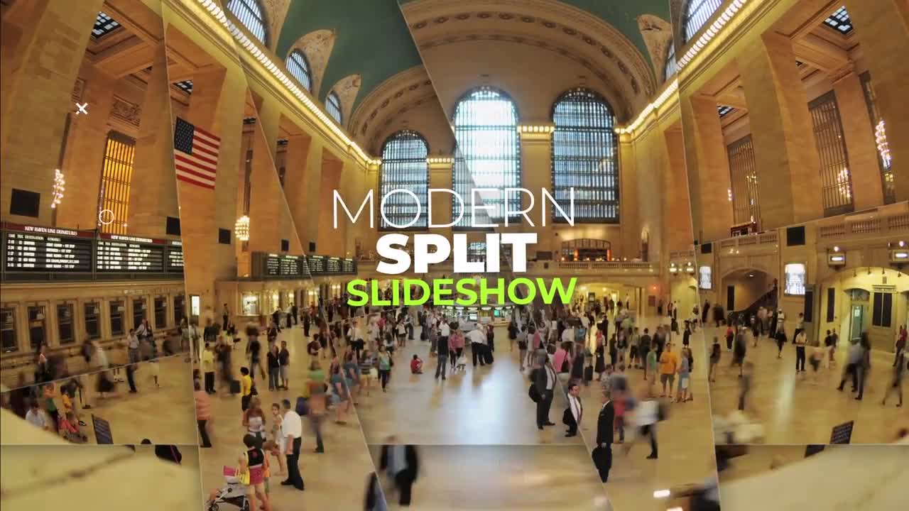 Modern Split Slideshow - After Effects Templates | Motion Array