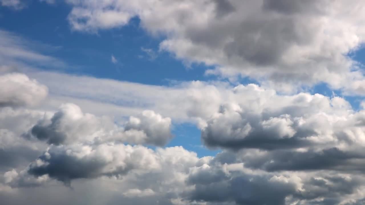 Intense Gray Clouds Time Lapse - Stock Video | Motion Array