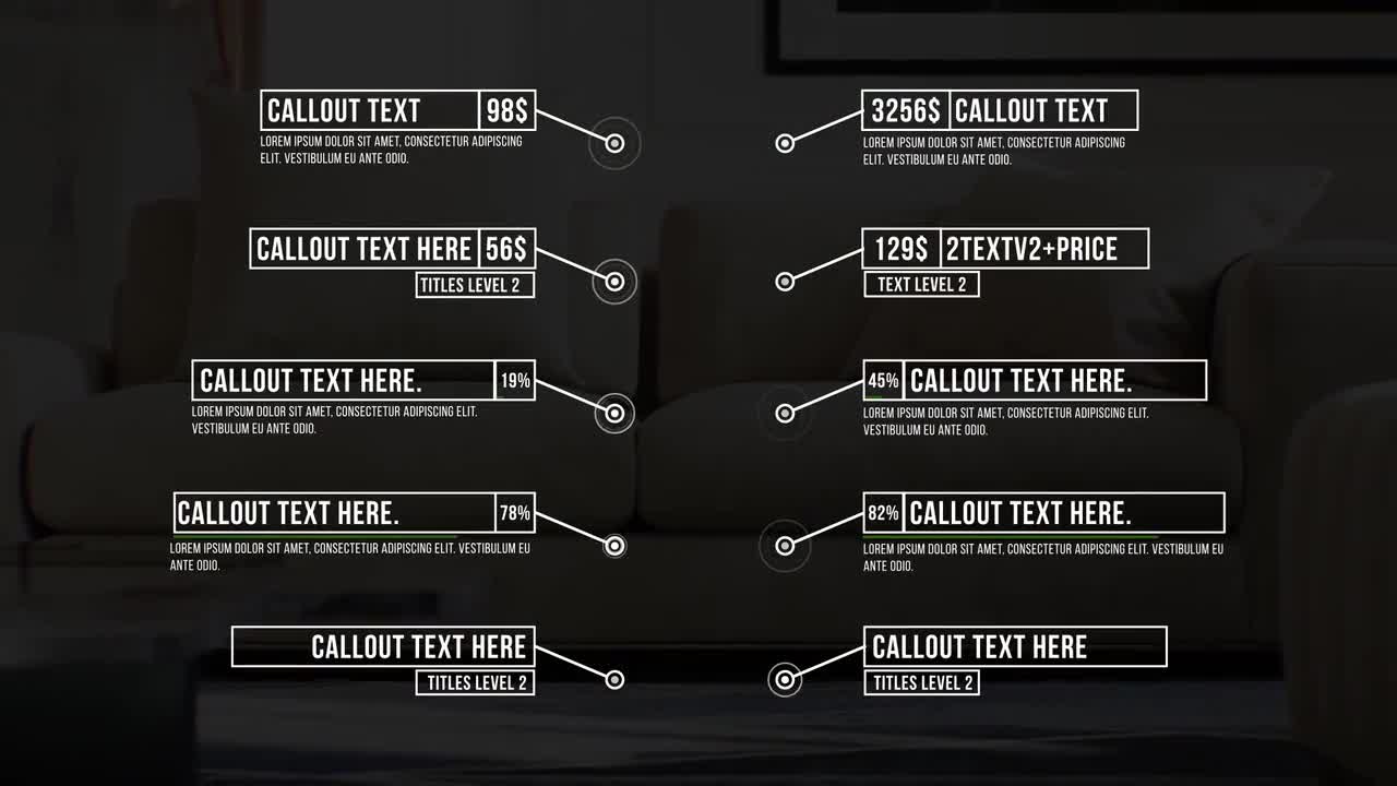 Call Outs - Motion Graphics Templates | Motion Array