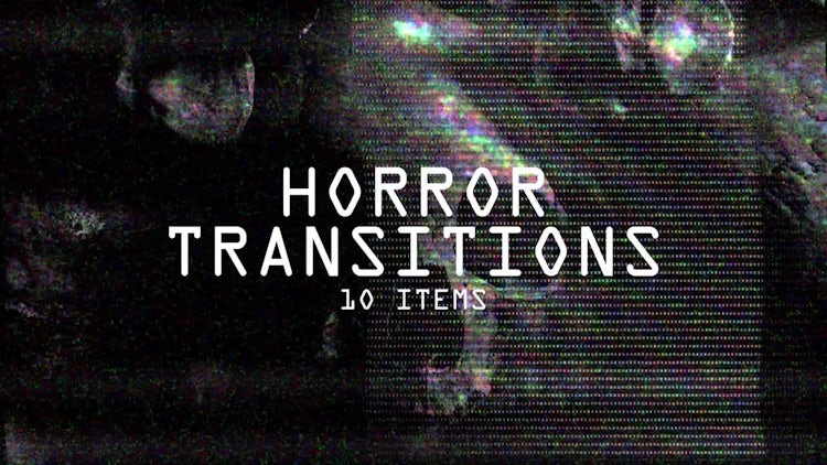 Horror Transitions - Stock Motion Graphics | Motion Array