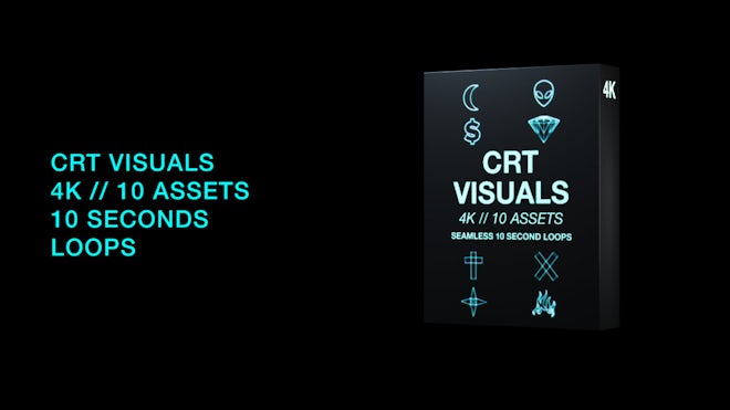 Retro CRT Visuals Pack - Stock Motion Graphics | Motion Array