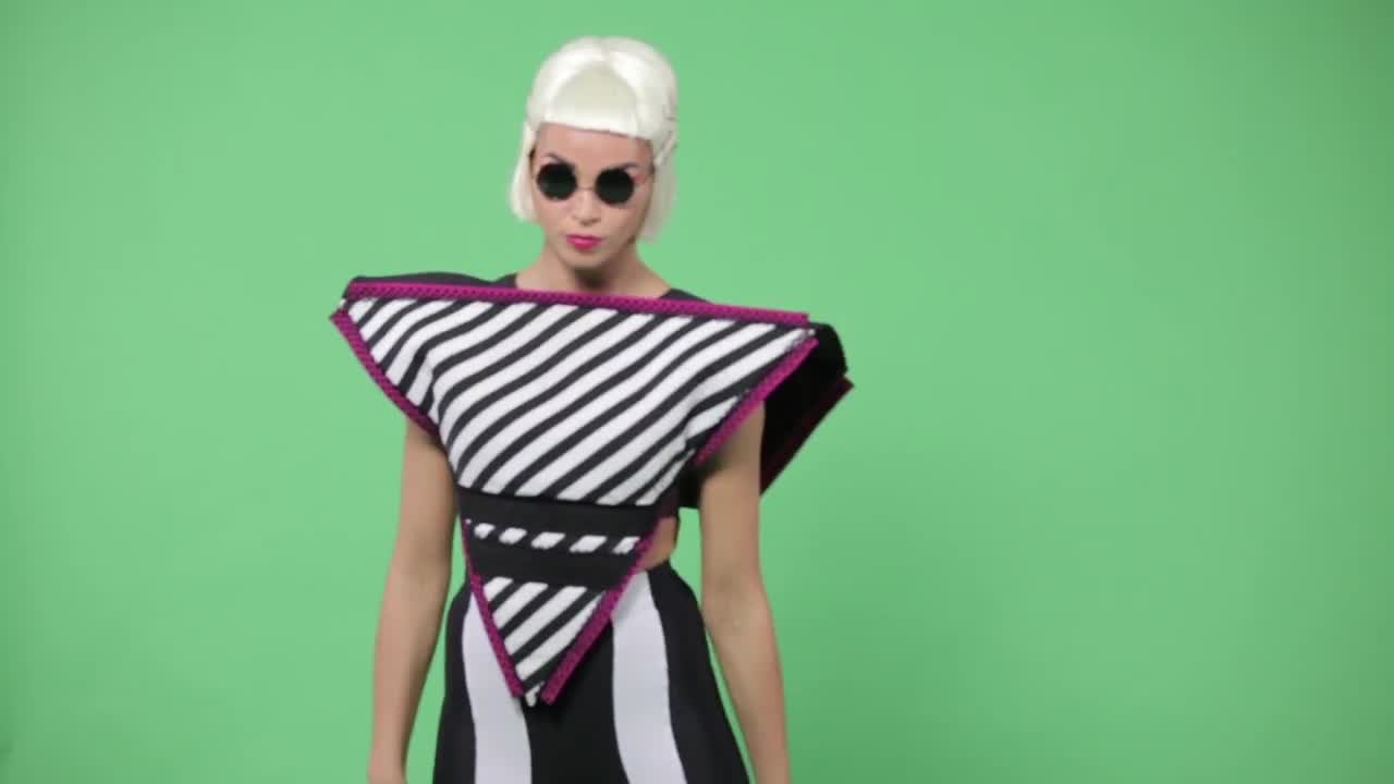 Dancing Girl With Vigorous Movements - Stock Video | Motion Array