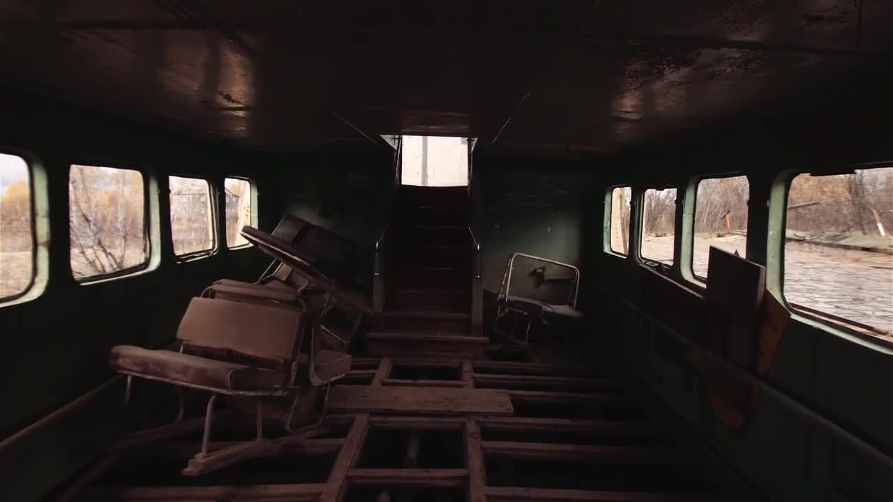 Inside An Abandoned Ship - Stock Video | Motion Array
