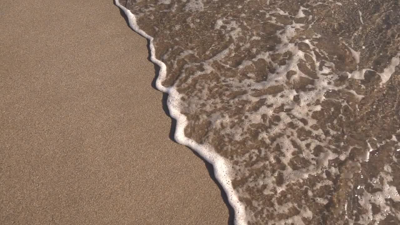 Overhead Shot Of Ocean Waves - Stock Video | Motion Array