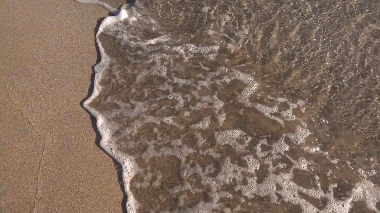 Overhead Shot Of Ocean Waves - Stock Video | Motion Array