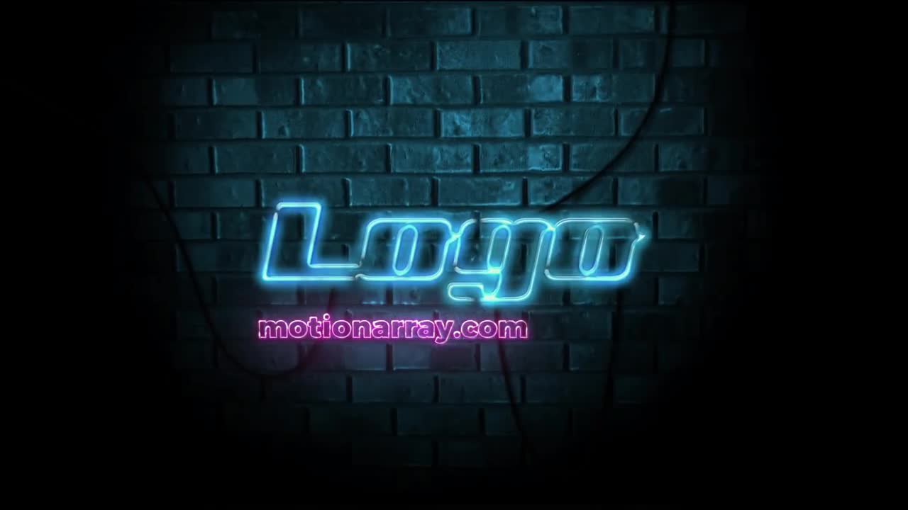 Neon Logo Reveal - After Effects Templates | Motion Array