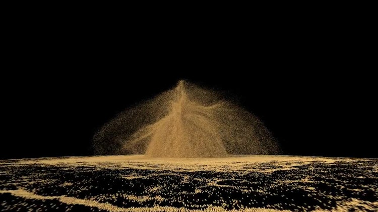 Falling Sand Stone - Stock Motion Graphics | Motion Array