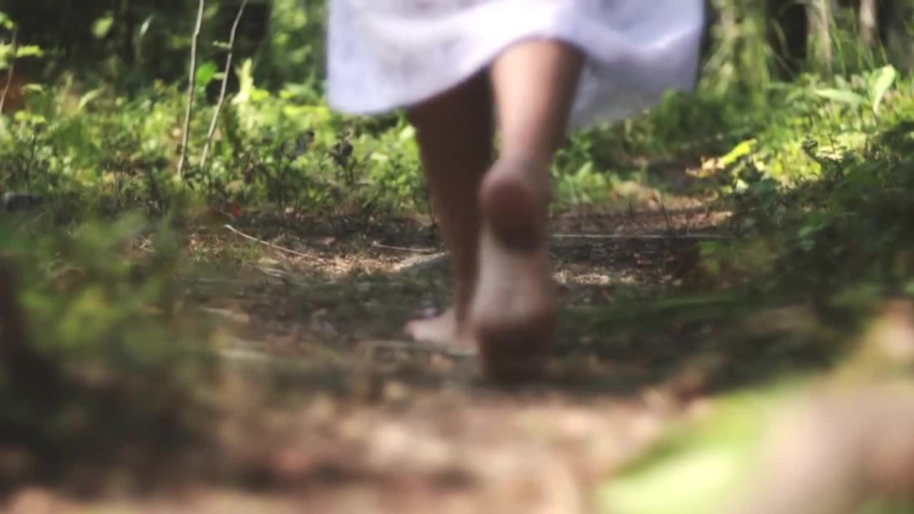 Barefoot Stroll In Woods - Stock Video | Motion Array