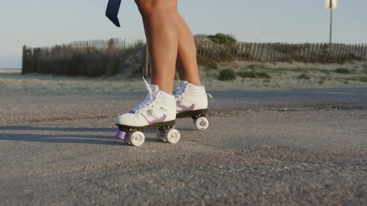 Rollerskating On Boardwalk - Stock Video | Motion Array